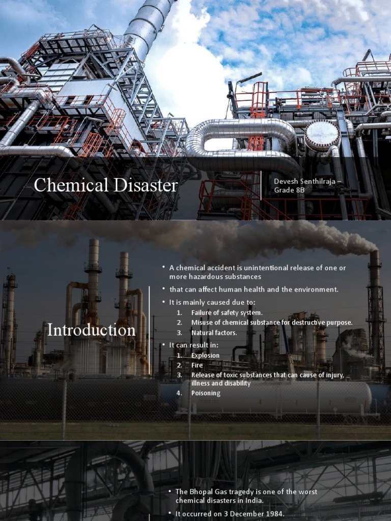 Chemical Disaster: Devesh Senthilraja - Grade 8B | PDF | Health ...