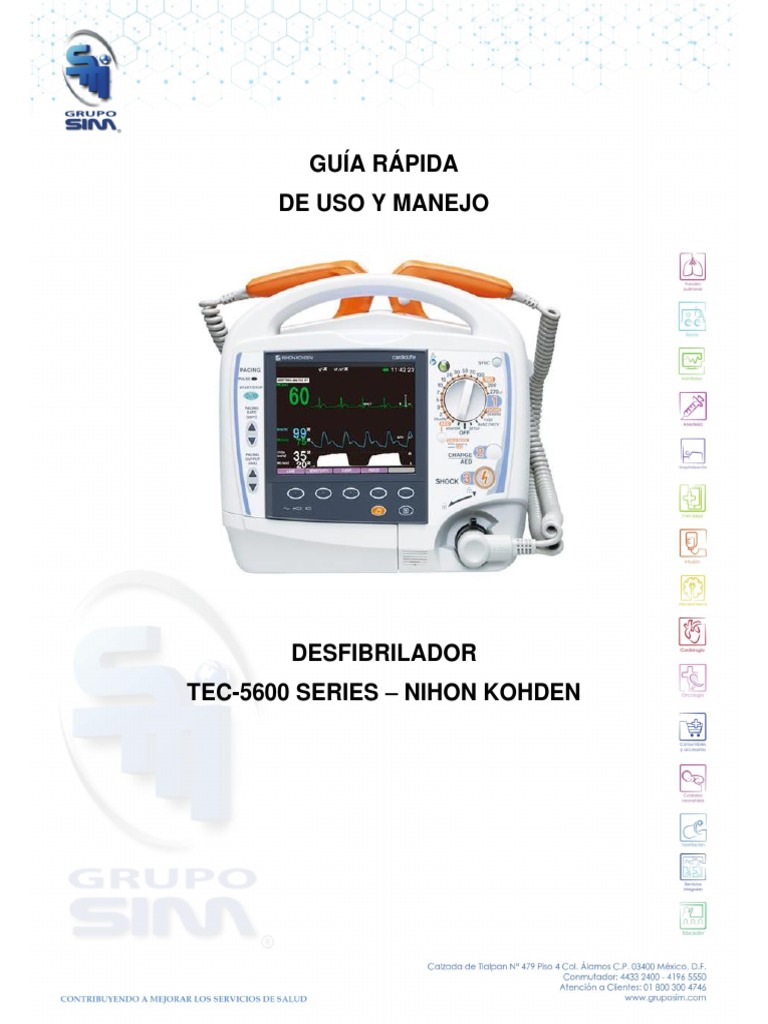 Guia Rapida Tec 5600 | PDF | Marcapasos cardíacos artificiales ...