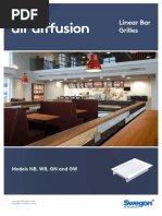 Air Diffusion Linear Slot Diffusers | PDF | Pressure | Temperature