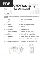 Charlottes Web Lesson Plan With Materials | PDF | Reading Comprehension ...