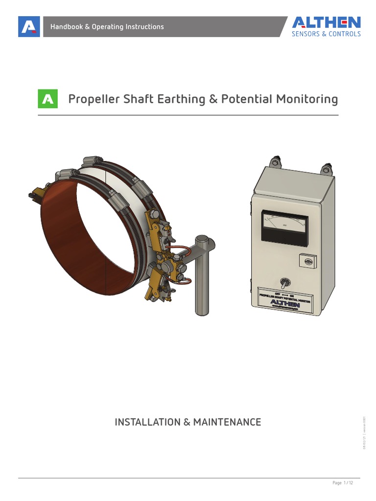 Propeller Shaft Earthing Systems Handbook Installation Guide | PDF ...