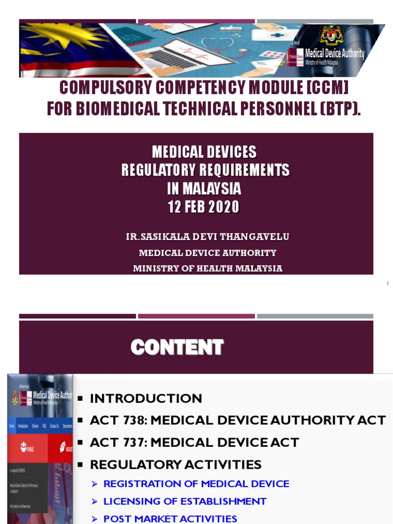 Medical Device Act | PDF
