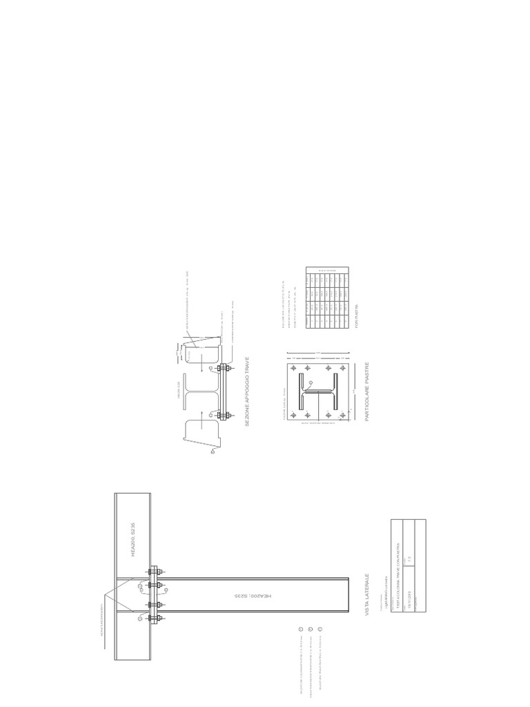 Collegamento Colonna HEA200 - Trave HEA 200 OK 1 | PDF