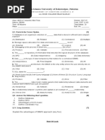 Data Processing Objective Questions For SS1, SS2, SS3 | PDF | Relational Model | Databases