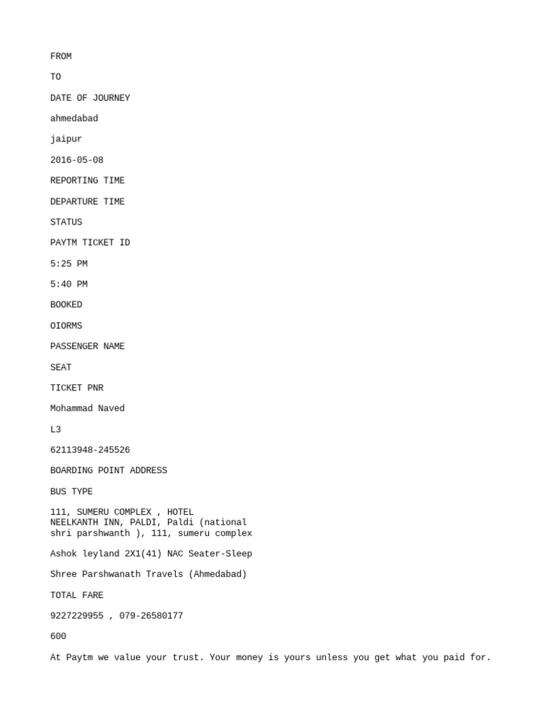 Bus Ticket Invoice 1721114712 | PDF | Ticket (Admission) | Bus