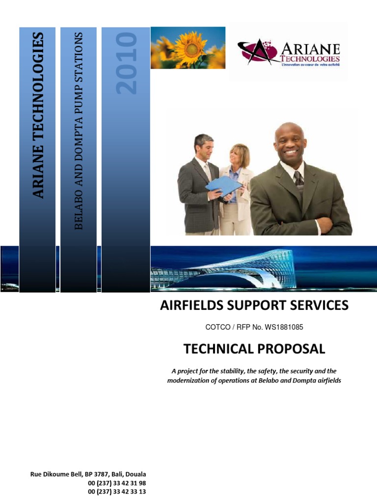 Technical Proposal For Airfield Services | PDF | Airport | Baggage