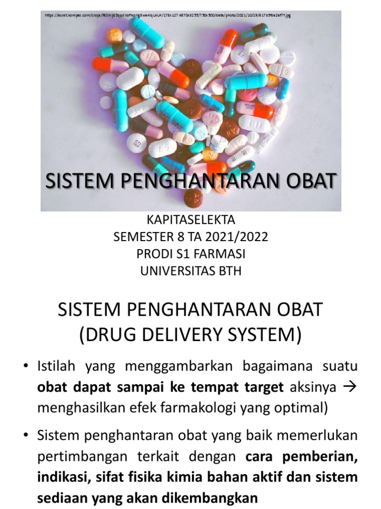 Sistem Penghantaran Obat Pdf