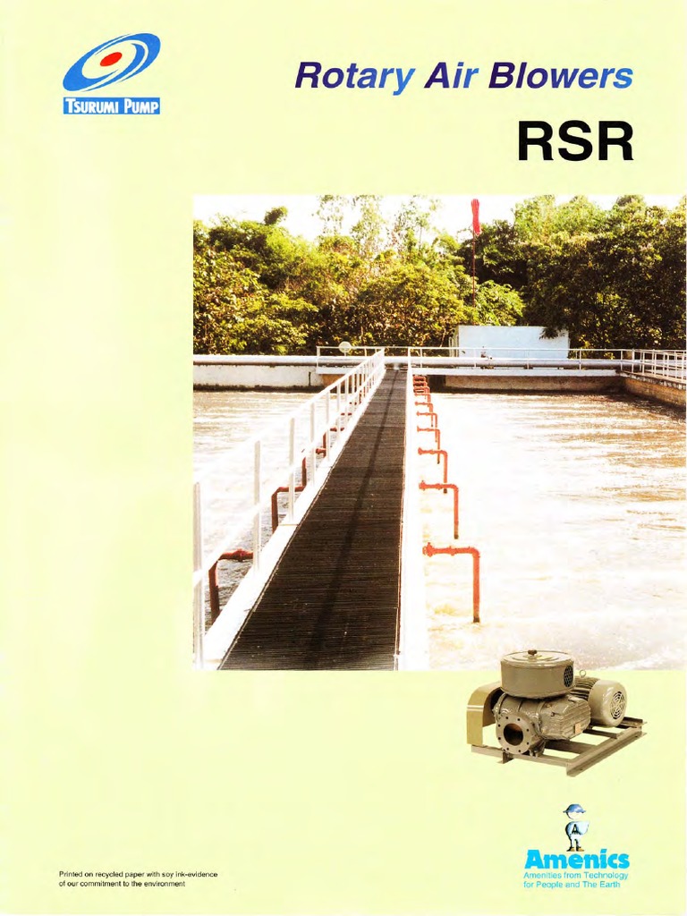 Tsurumi Rotary Air Blower - RSR | PDF