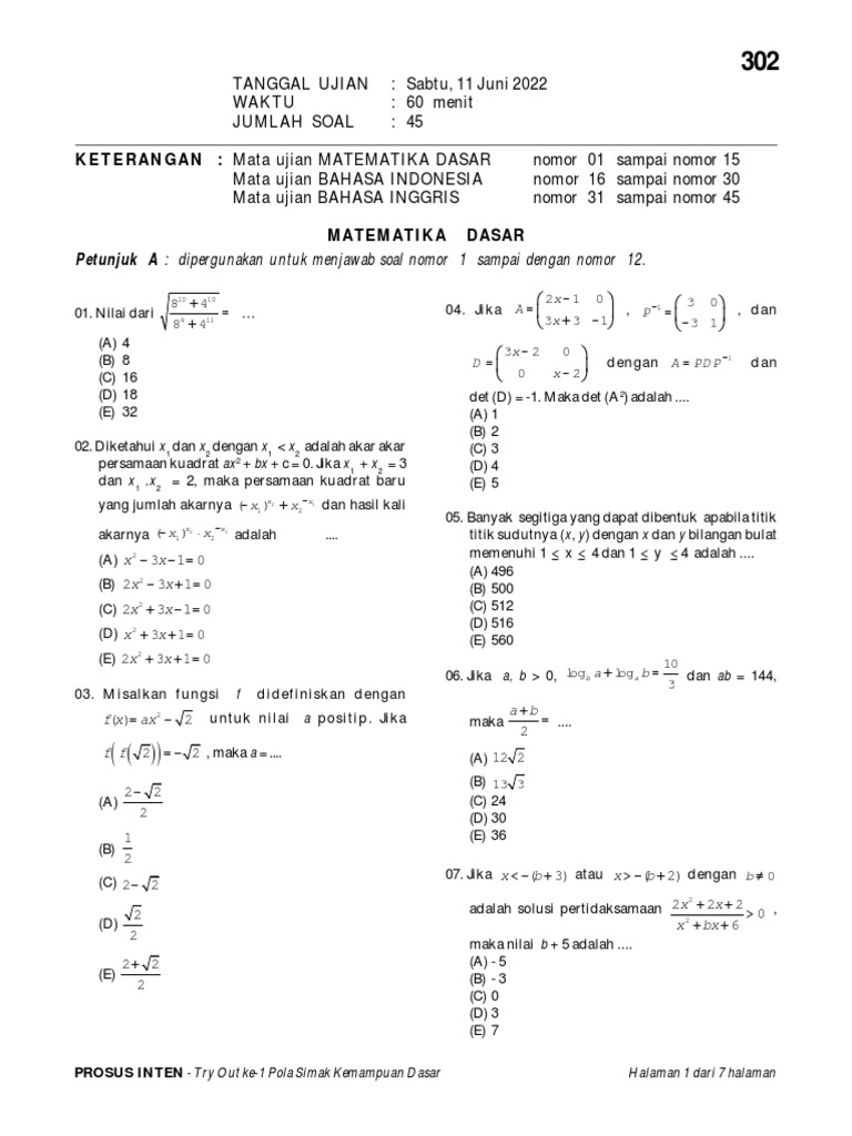 To1 Simak Dasar KD 302 (11 Juni 22) | PDF