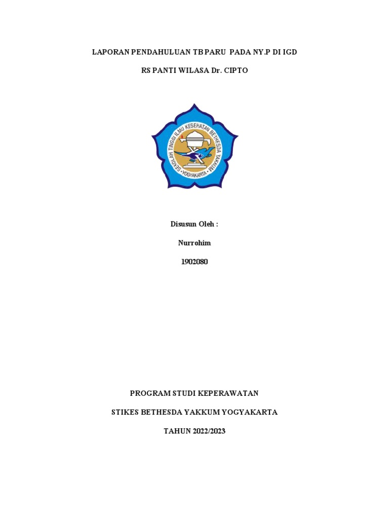 Nurrohim - 1902080 - Resume TB Paru - IGD | PDF