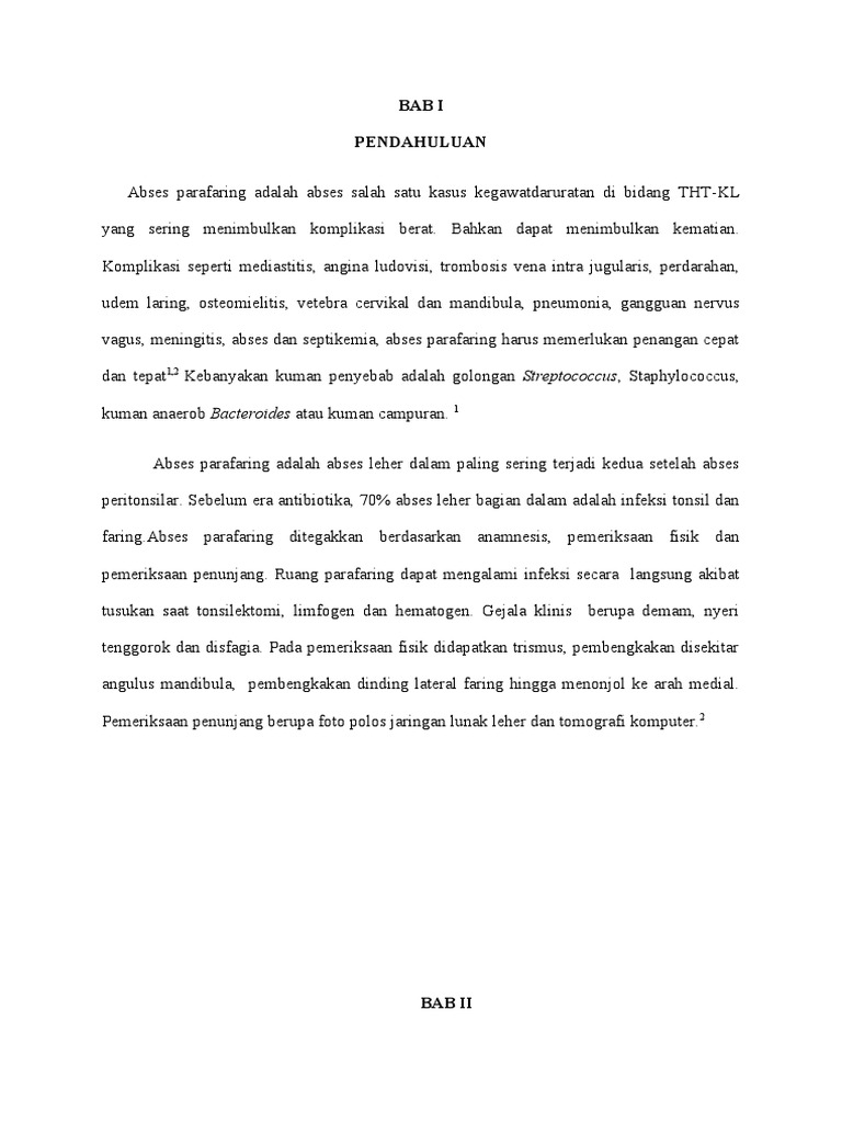 Abses Parafaring | PDF