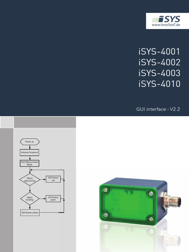 iSYS-4001 4002 4003 4009 4010 GUI Interface V2.2 | PDF | Amplifier | Radar