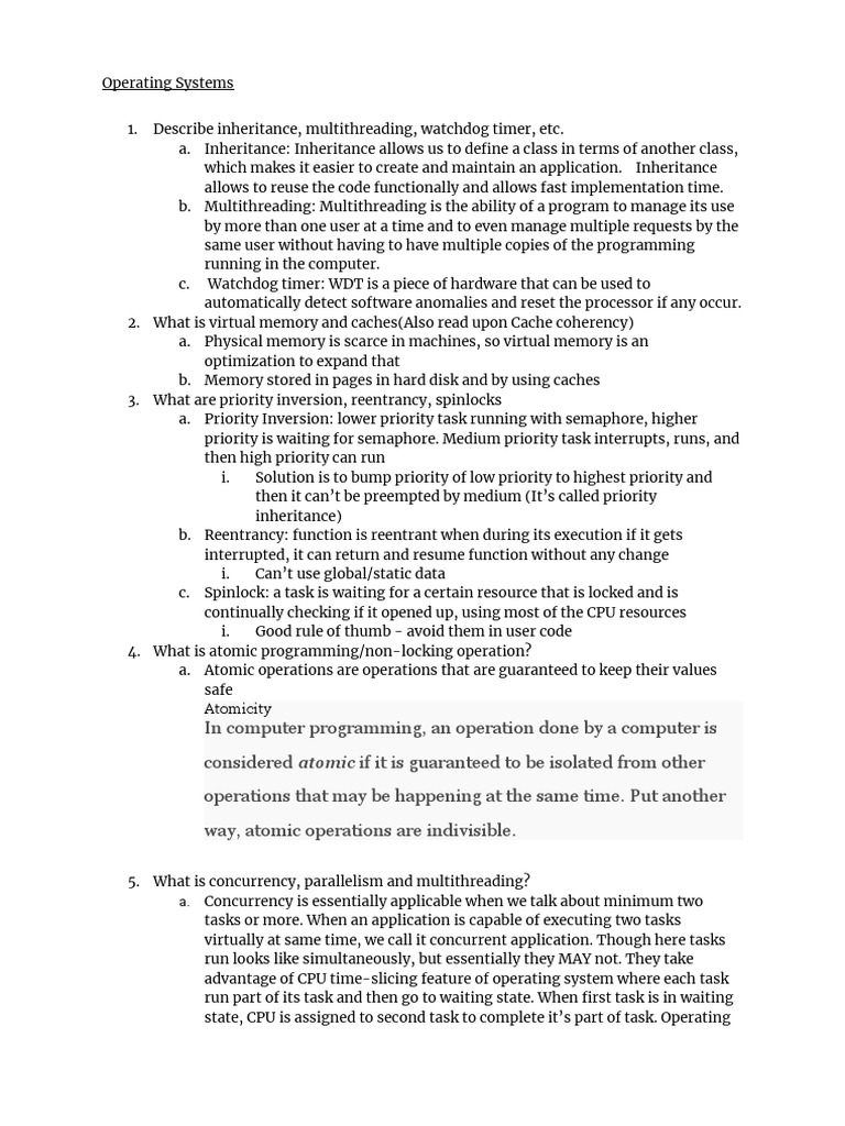 Embedded Interview Questions | PDF | Class (Computer Programming) | Pointer (Computer Programming)