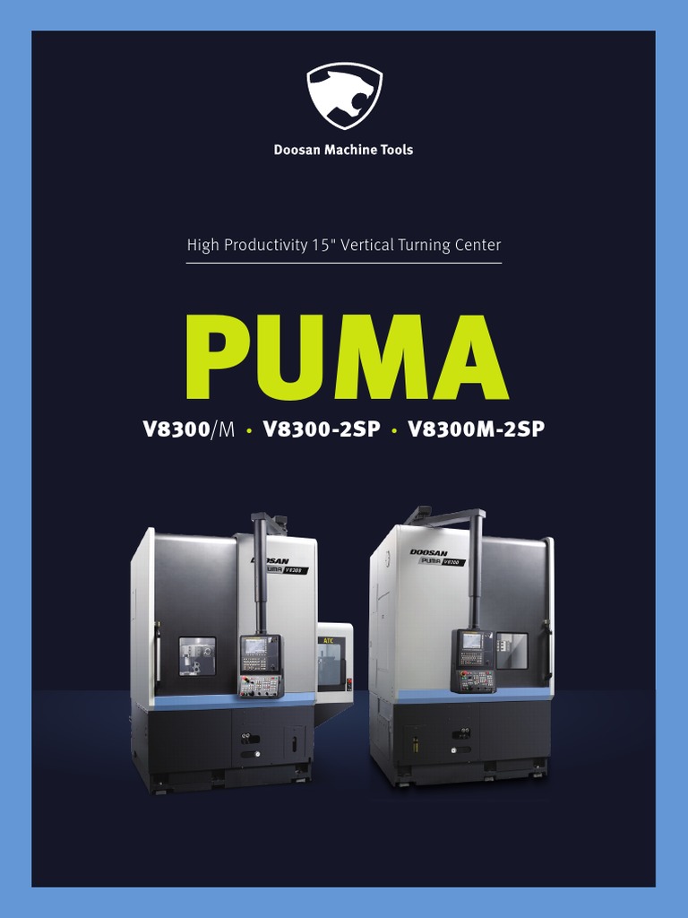 Doosan PUMA V8300 Series Overview | PDF | Machining | Mechanical ...