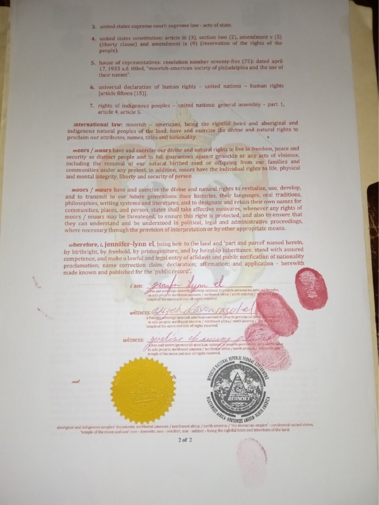 Proclamation Declaration | PDF