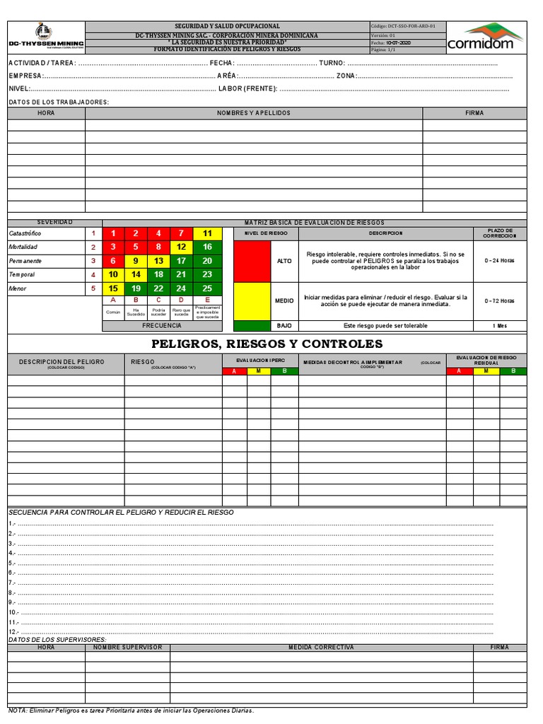 Evaluación De Riesgos En Seguridad Laboral Pdf Factores Humanos Y