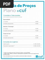 Tabela de Preços Médis Dental 2024 | PDF | Dente | Prótese