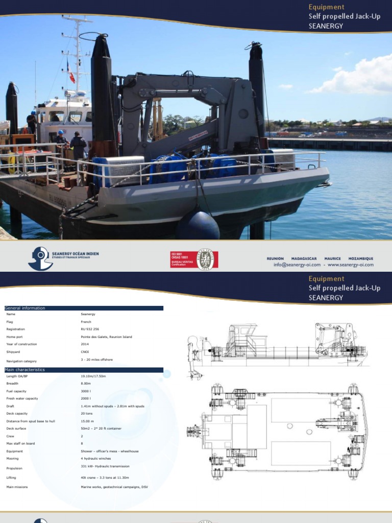 Barge SEANERGY - Datasheet | PDF