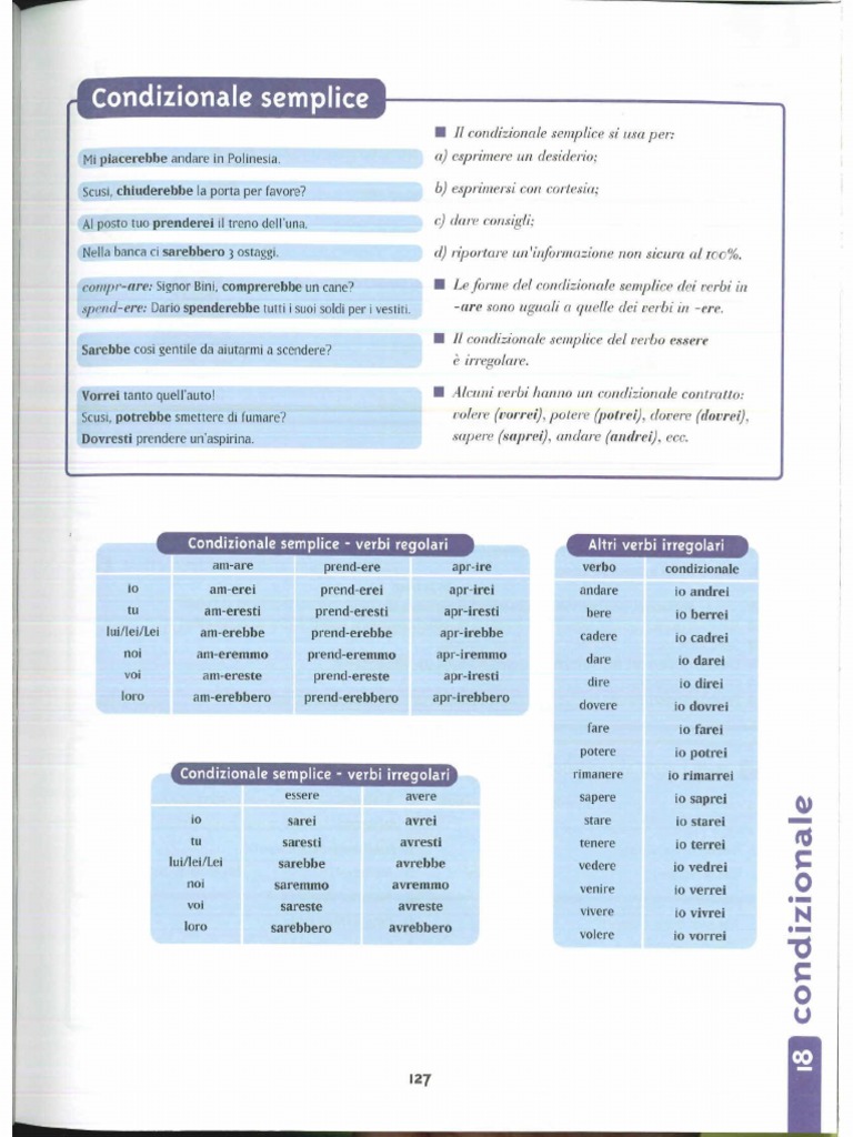 127-130 Nuova Grammatica Pratica Della Lingua Italiana | PDF