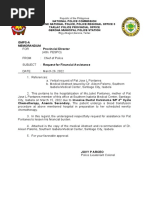 APS Letter Request For Sangguniang Bayan To Approve Ordinances | PDF