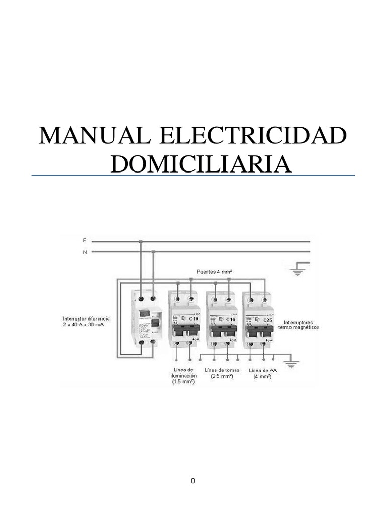 Manual de Electricidad | PDF | Corriente continua | Corriente eléctrica