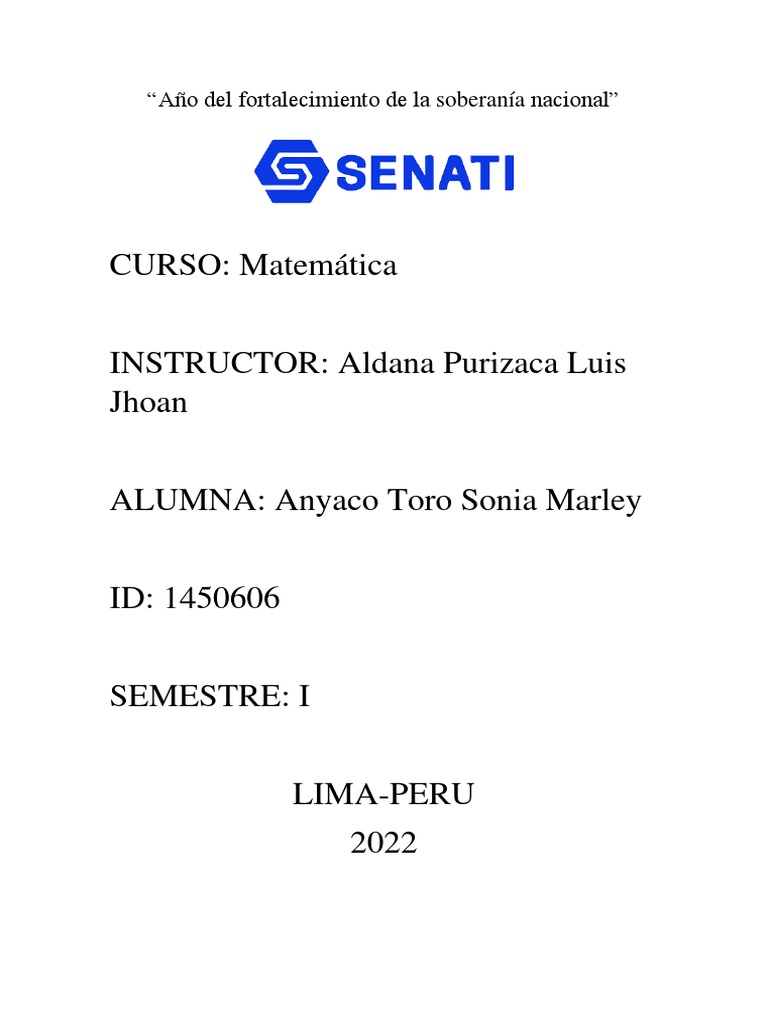 Actividad Entregable 02 Matematica | PDF
