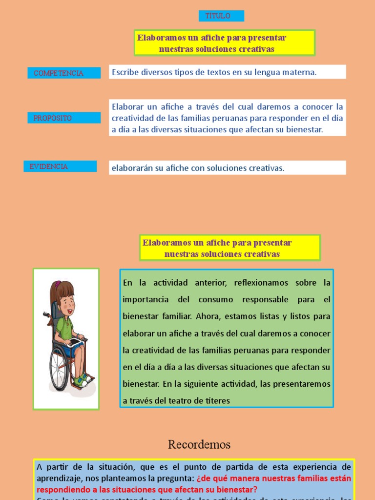 Guia Act. 11 Segundo Exp. 7 | PDF | Póster | Creatividad