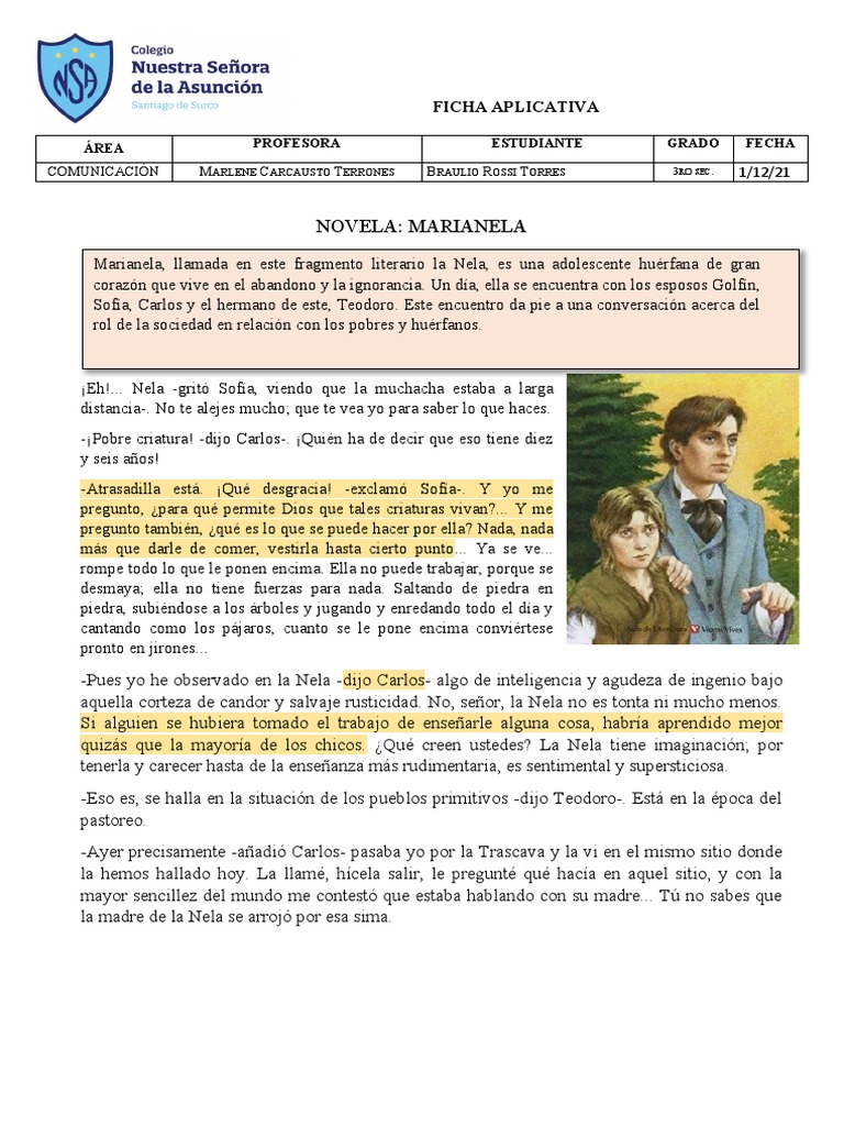 3ro Sec. Marianela | PDF