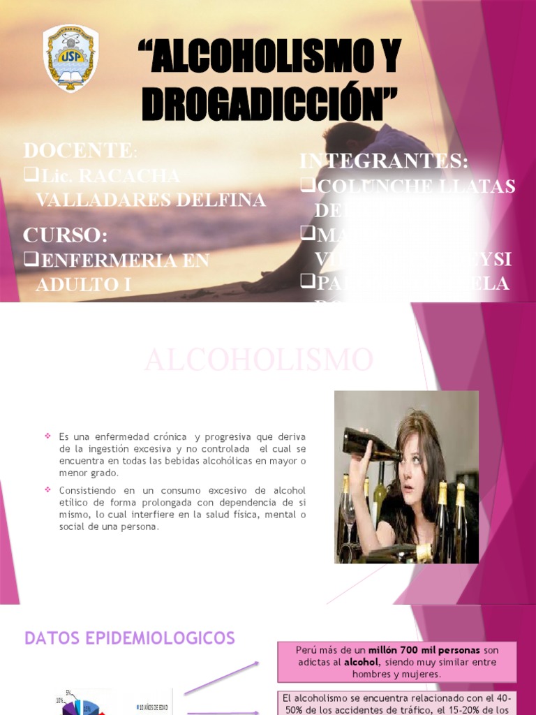 Alcoholismo y Drogadiccion | PDF | La dependencia de sustancias | Despachador de drogas