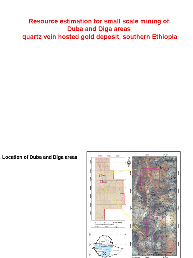 Resource Estimation For Small Scale Mining of Duba and Diga Areas Quartz Vein Hosted Gold ...
