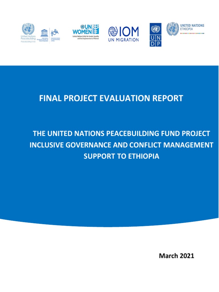 Final Report-Pbf Evaluation - 100521 | PDF | Peacebuilding | Evaluation