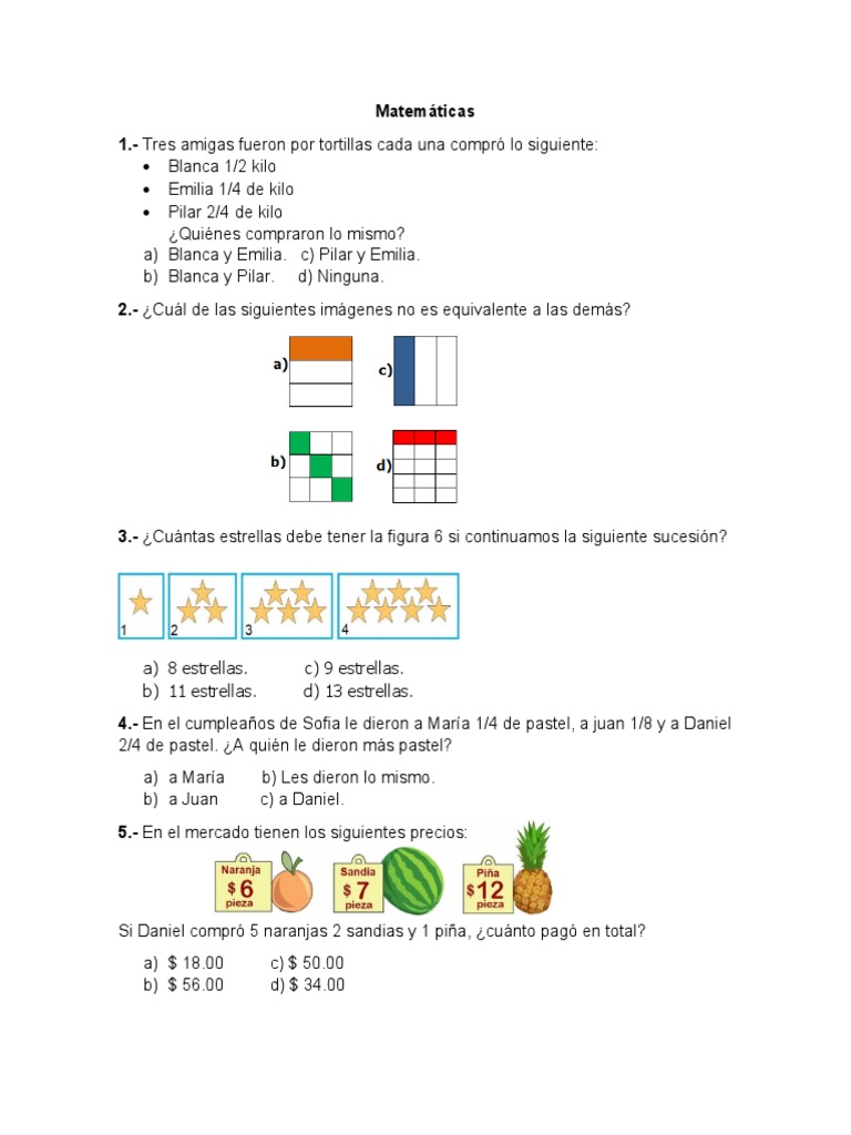 Preguntas de Matemáticas y Lenguaje para Niños | PDF | Luna | Democracia
