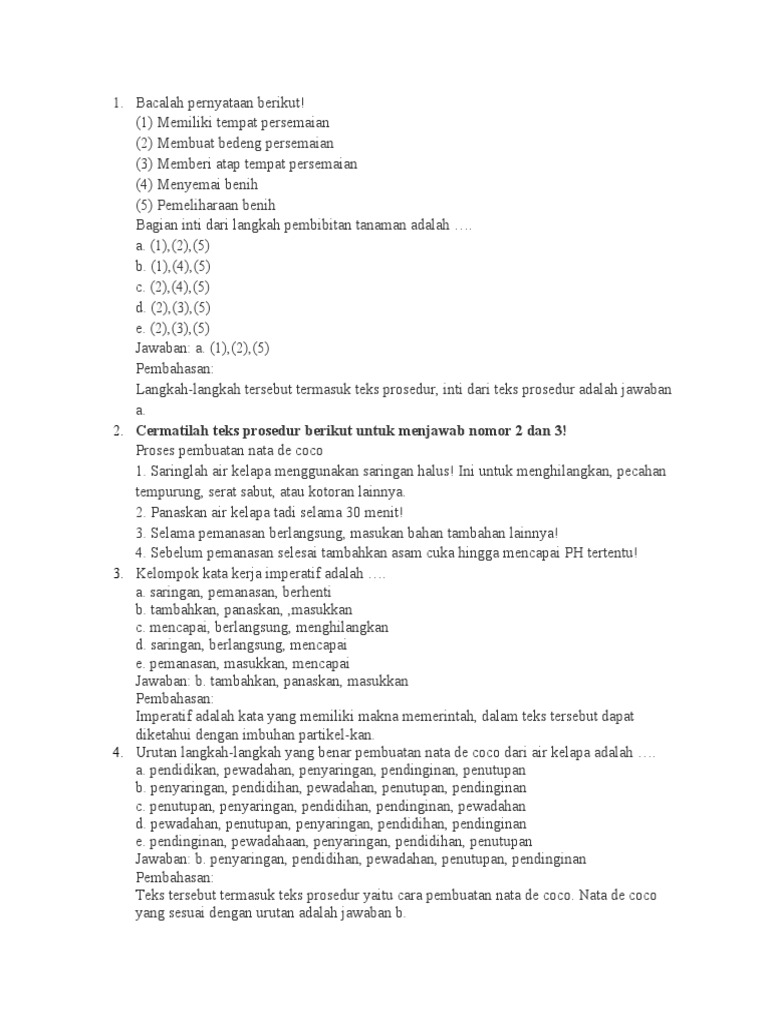 Soal Besok | PDF | Sains & Matematika