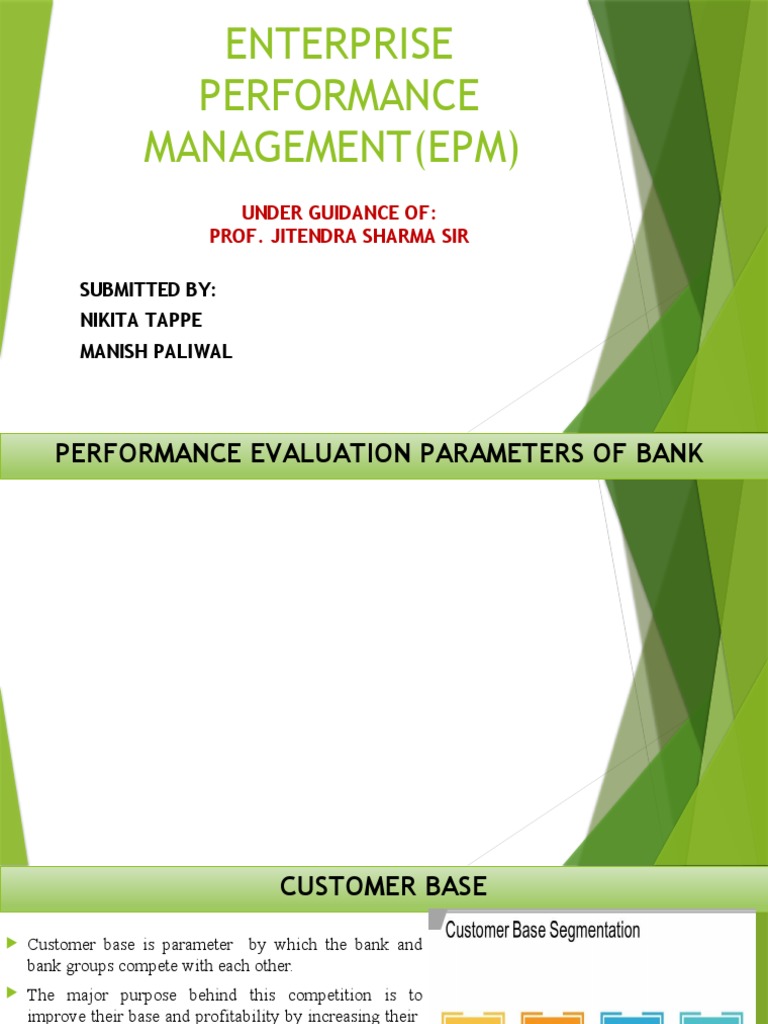 EPM Insights: Banking Performance Metrics | PDF | Financial Inclusion ...