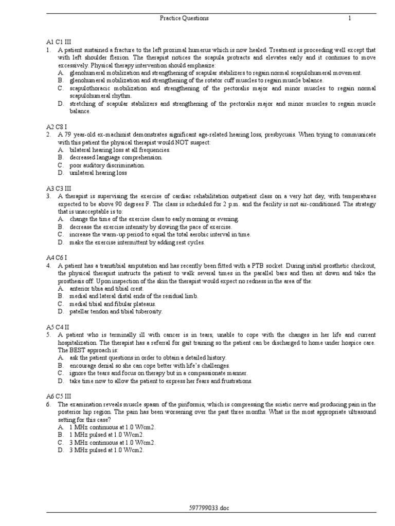 06 - Sullivan - A Reviewer | PDF | Physical Therapy | Anatomical Terms ...