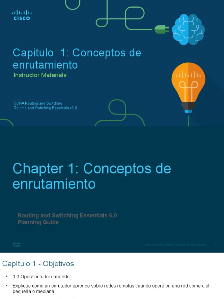 CCNA RSE Chp1 | PDF | Enrutador (Computación) | Yo Pv6