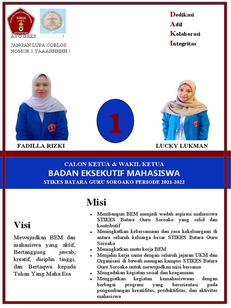 Pamflet Calon Bem | PDF | Karier & Perkembangan