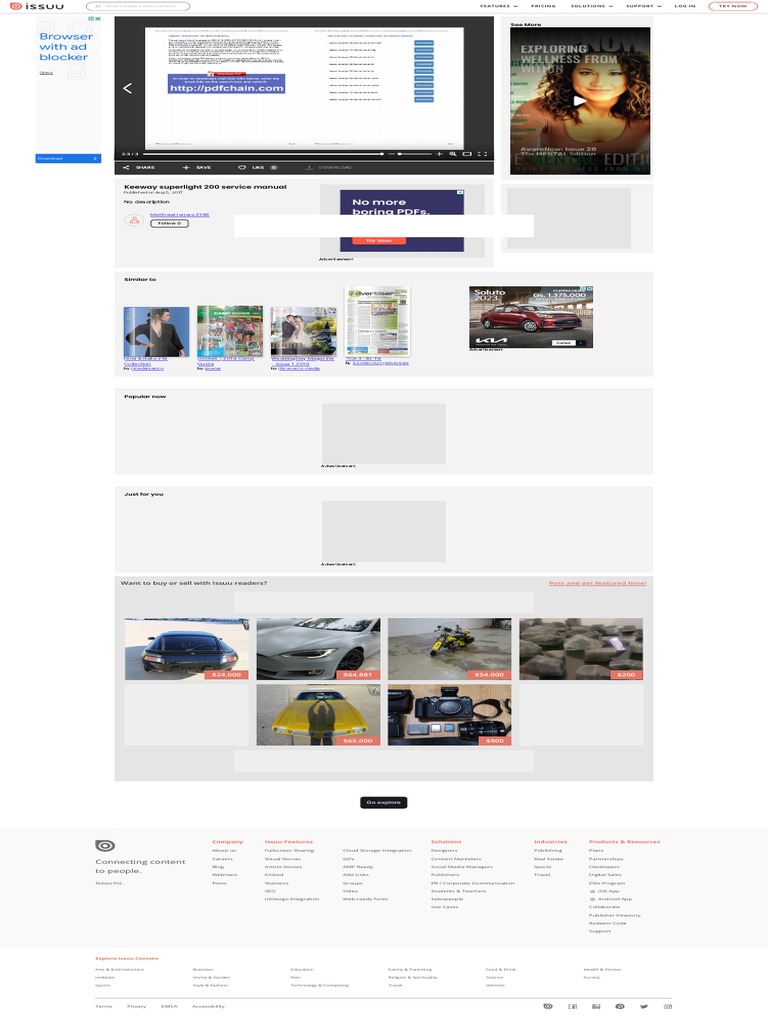 Browser With Ad Blocker: Keeway Superlight 200 Service Manual | PDF ...