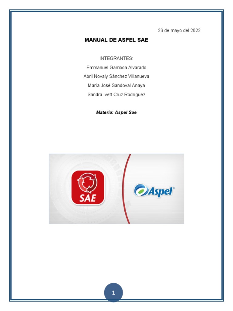 Aspel Sae | PDF | Software | Internet