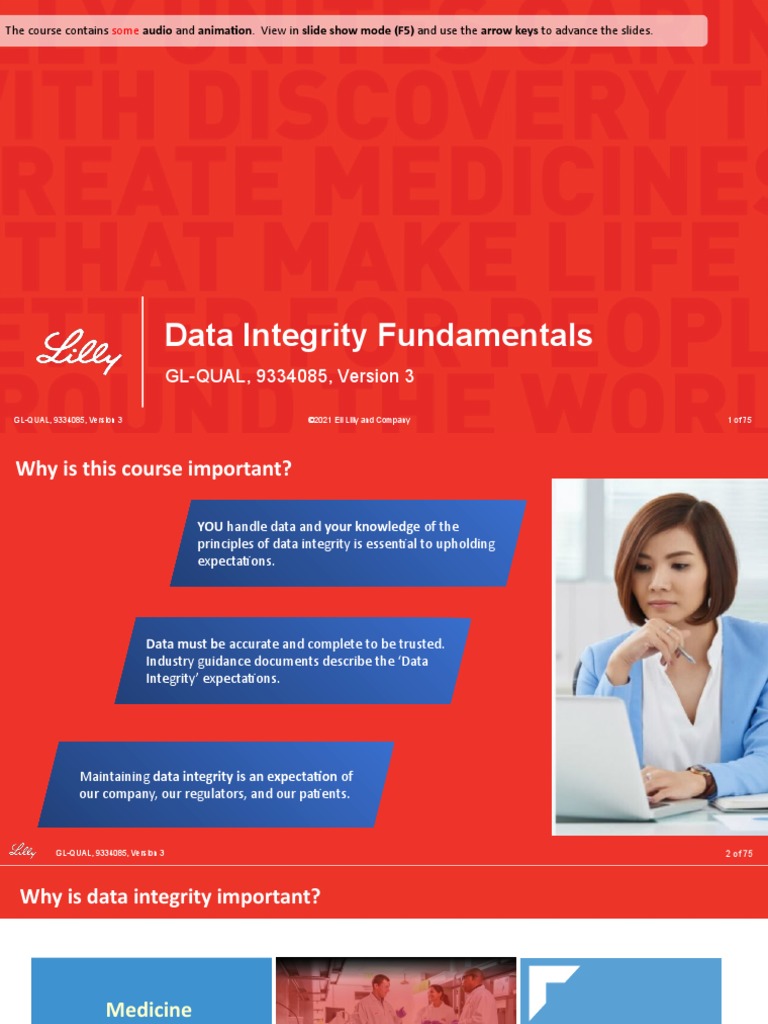 Data Integrity Fundamentals: GL-QUAL, 9334085, Version 3 | PDF | Business | Computing