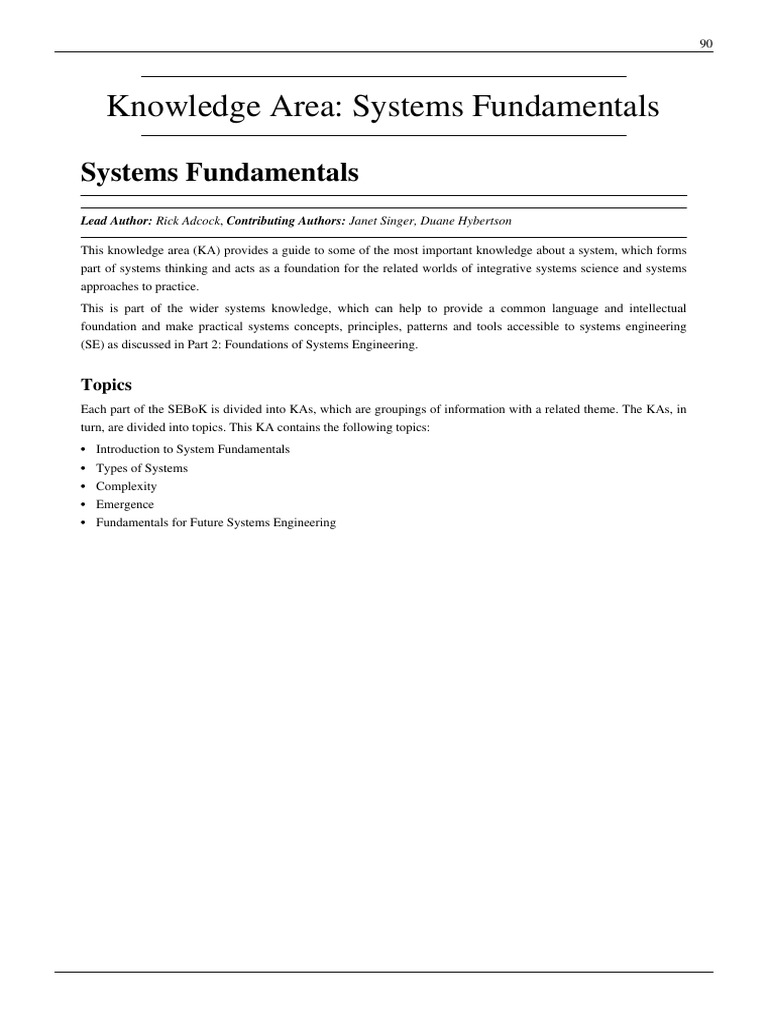 Intro | PDF | System | Systems Engineering