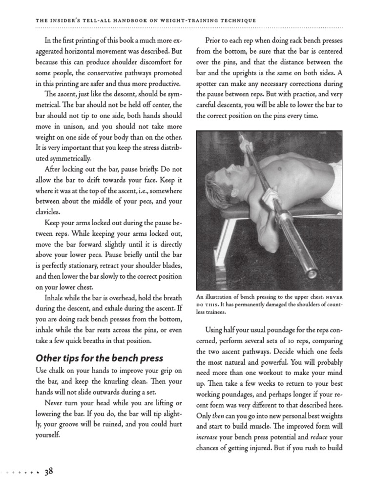 THE INSIDER'S GUIDE TO WEIGHT TRAINING SAFETY | PDF | Weight Training