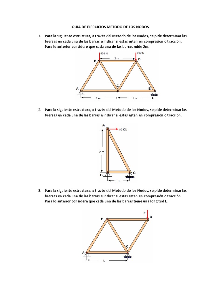 Ejercicios del Método de Nodos | PDF | Ciencia y matemáticas | Tecnología