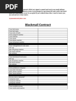 Sample: Submissive Contract | PDF | Dominance And Submission | Psychology