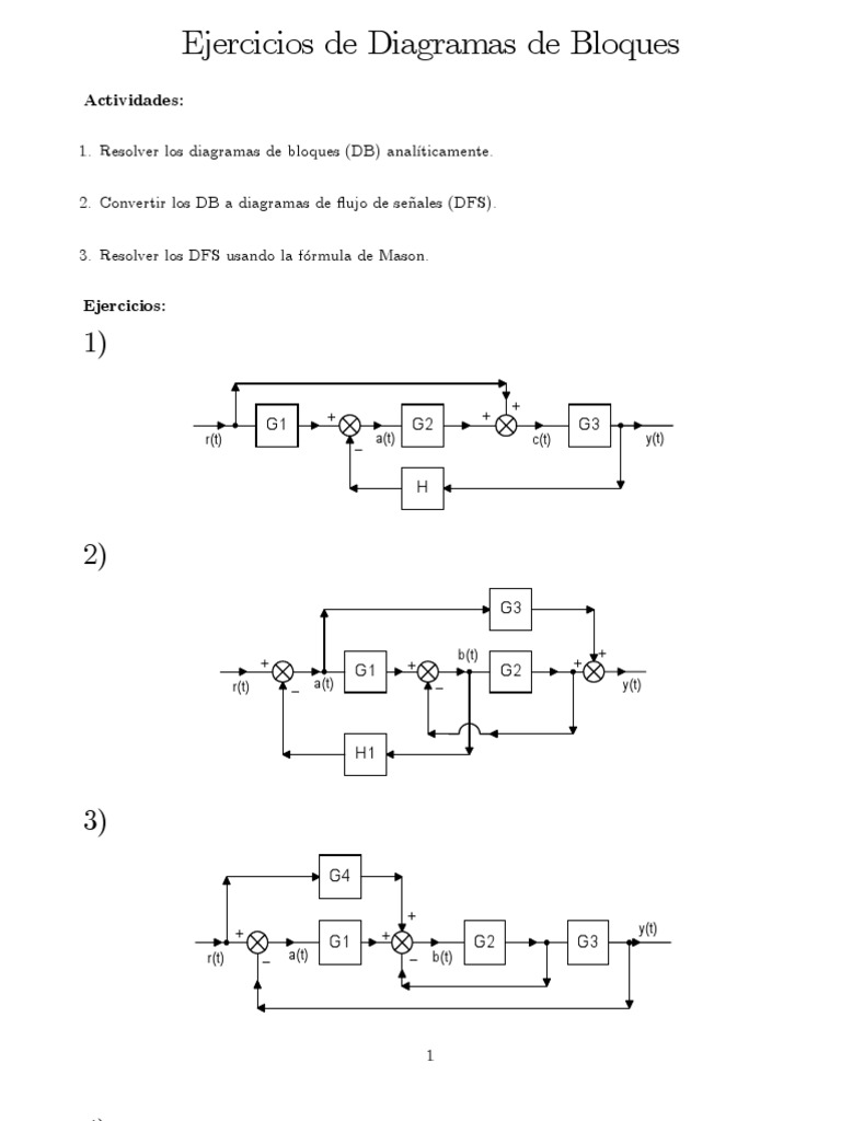 Ejemplos de Diagrama de Bloques | PDF | Métodos y materiales de enseñanza