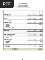 Contoh RAB Desain Interior | PDF