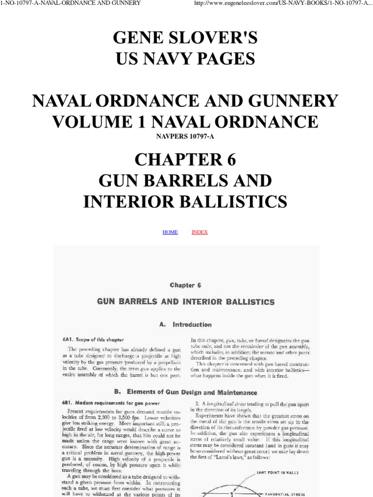 Naval Ordnance & Gunnery Guide | PDF | Science & Mathematics