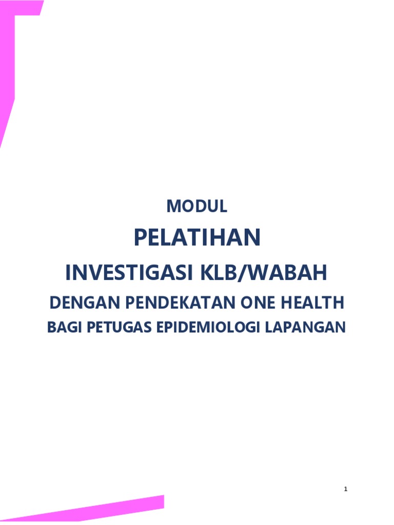 Kebijakan Investigasi KLB One Health | PDF