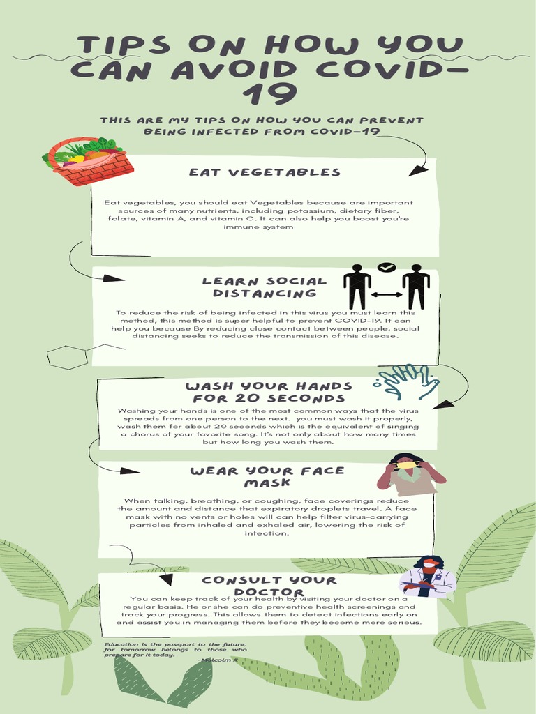 Green Organic Natural Photosynthesis Biology Infographic | PDF