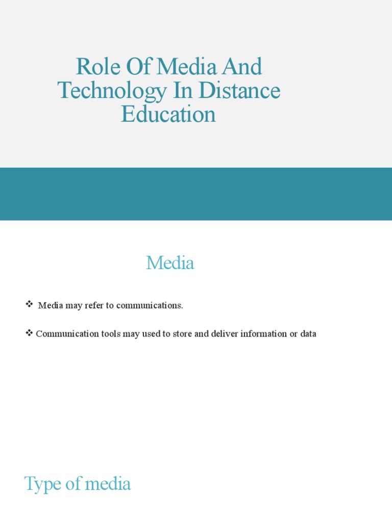 Media and Technology | PDF | Media (Communication) | Mass Media